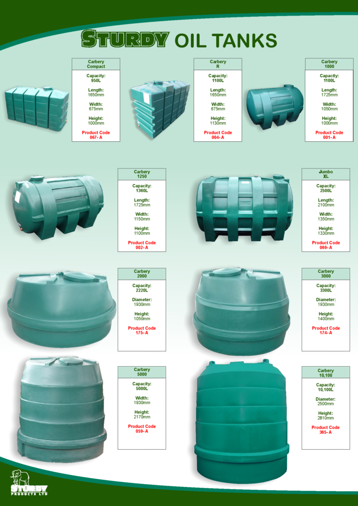 Sturdy Tank Range Brochure from Sturdy Products
