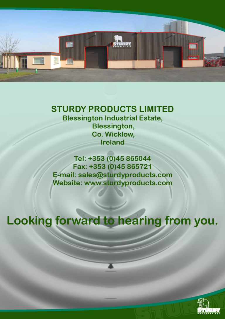 Sturdy Tank Range Brochure from Sturdy Products